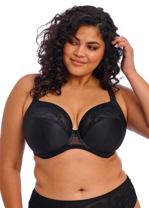ELOMI EL302734BLK NERINA | UNDERWIRE PLUNGE BRA | BLACK BRAS | – Bras in Paradise