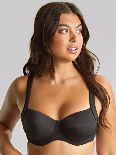 PANACHE SW1722ABLK OLIVIA | FULL CUP BIKINI TOP | BLACK SWIMWEAR | – Bras in Paradise